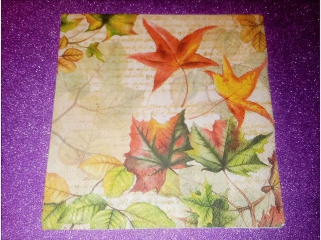 Salveta sa dve slike 33 x 33