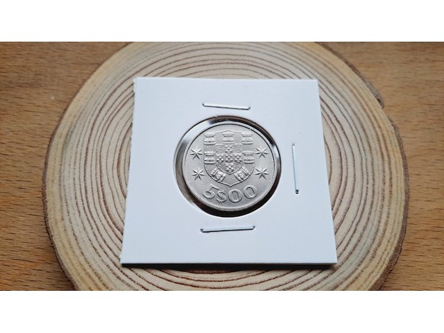 PORTUGAL 5$00 ESCUDOS 1980 GODINA