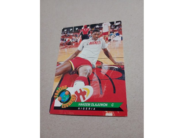 Kartica nba upper deck  1992/93 hakeem olajuwon 80