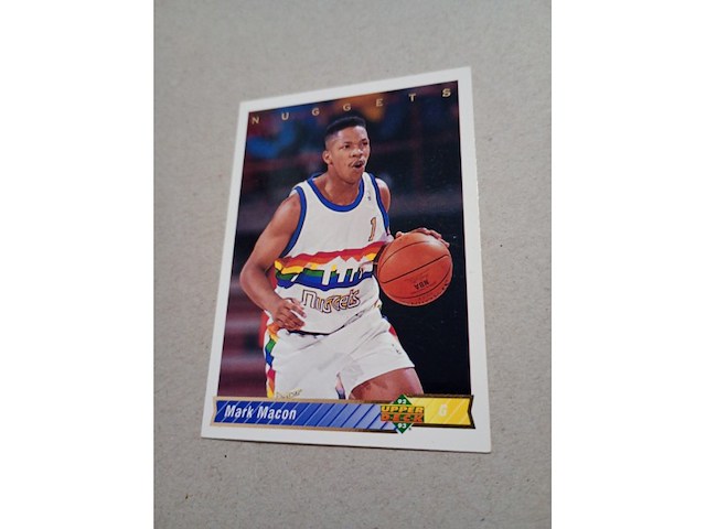 Kartica nba upper deck 1992/93 mark macon 143