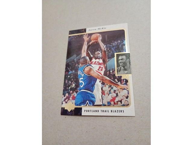 Kartica nba upper deck sp 1995/96 aaron mc kie 110