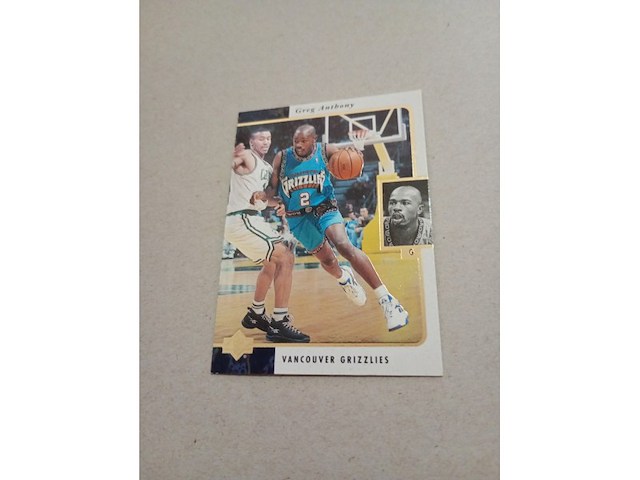 Kartica nba upper deck sp 1995/96 greg anthony 138
