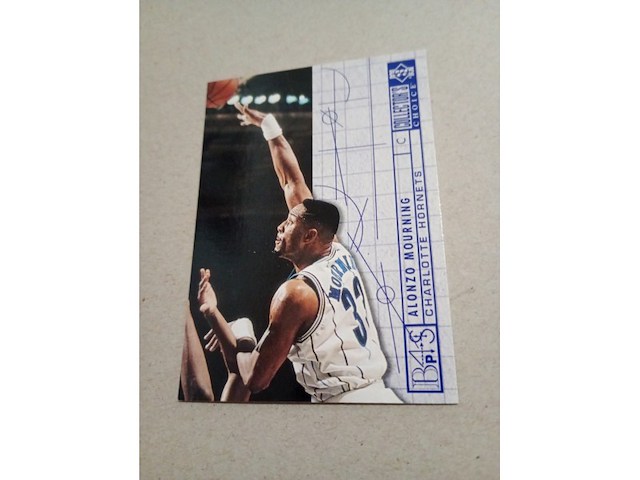 Kartica nba upper deck 1994/95 alonzo mourning 374