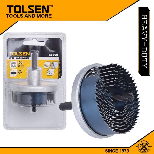 TOLSEN Kružna testera manja set 7/1