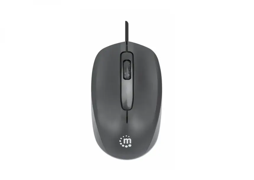 MANHATTAN Miš Comfort II, USB, 1000 DPI, Crni