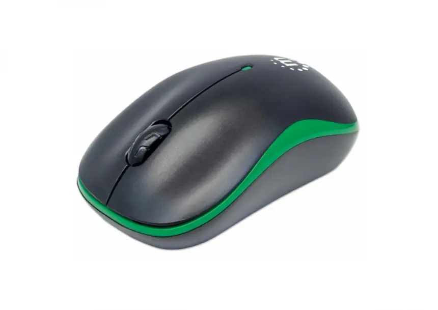 MANHATTAN Miš Success 179393, USB, 1000 DPI, Crno-zeleni