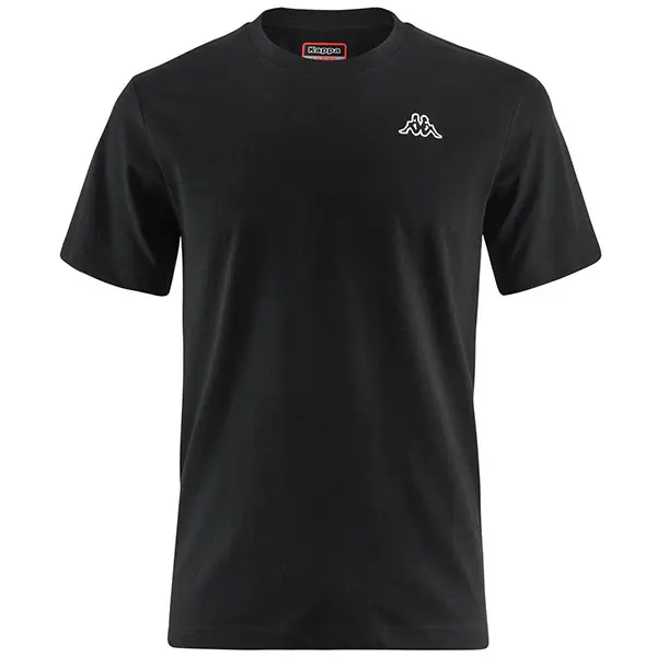 KAPPA Muška majica Logo Cafers Slim crna
