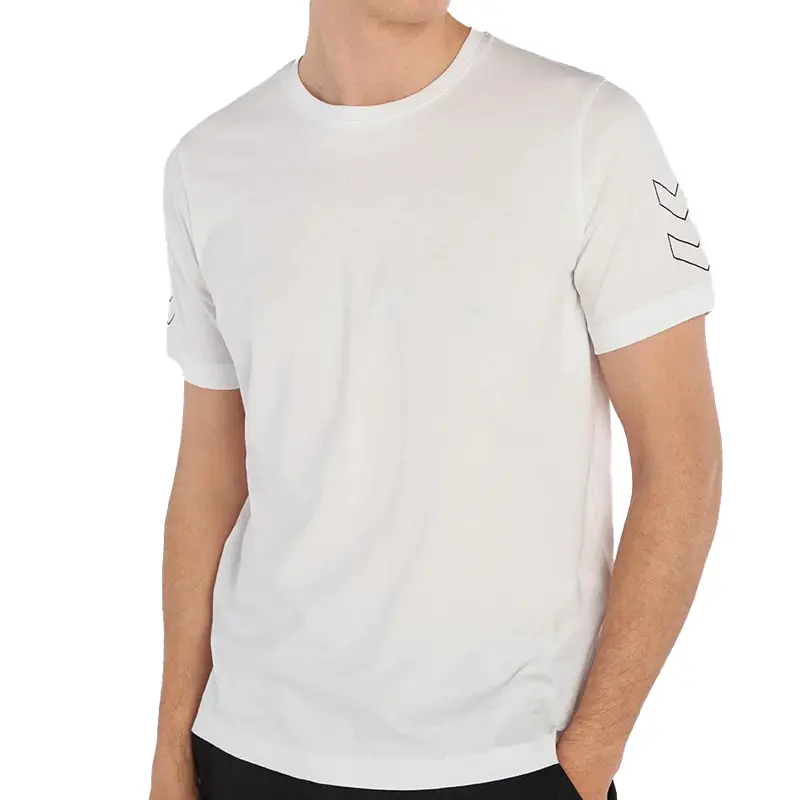 HUMMEL Muška majica HML Elemental Chevron Cotton Tee, Bela