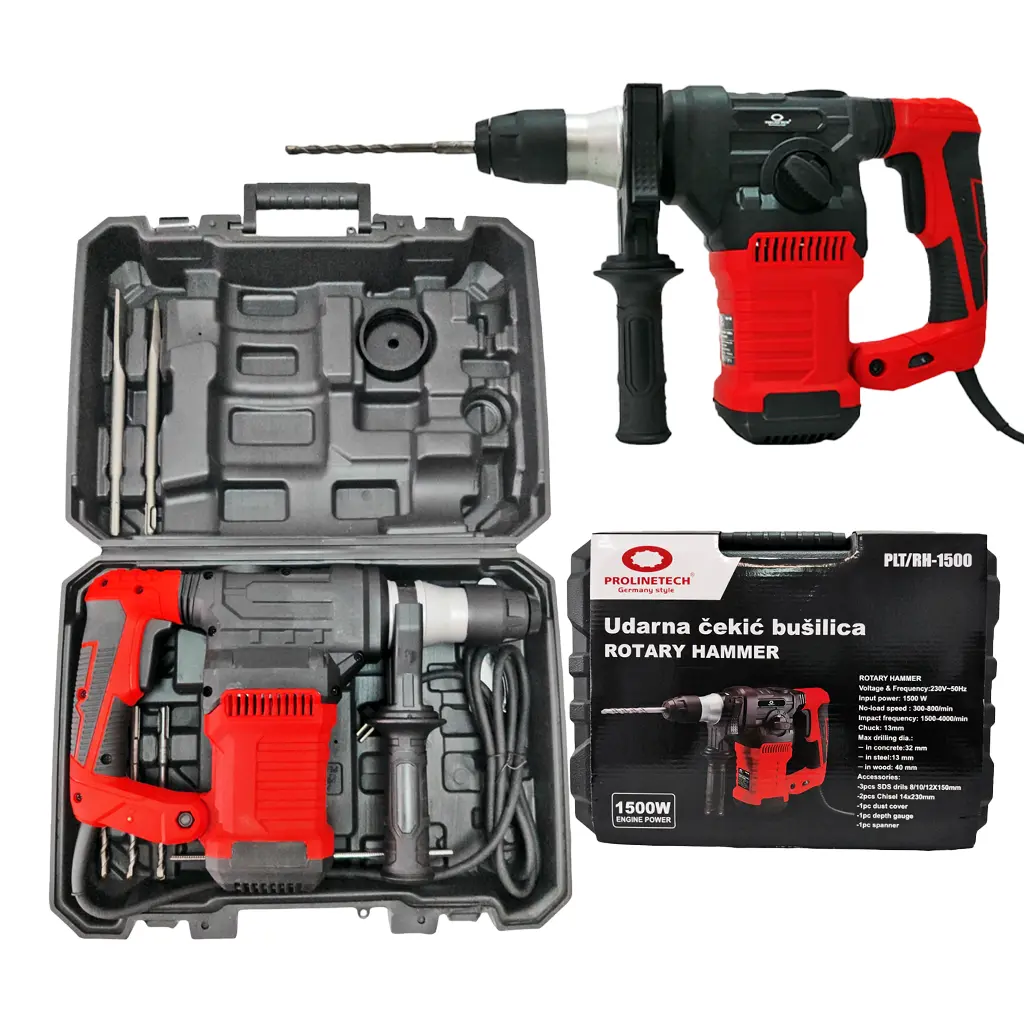 PROLINETECH Udarna čekić bušilica PLT/RH-1500,, 1500W