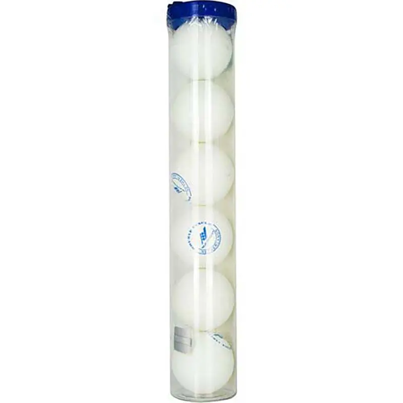 RUCANOR Loptice za stoni tenis Double Circle Iii, 6 komada, Bele