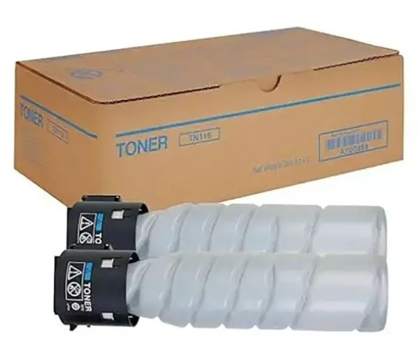 MINOLTA Set tonera MNTNK164C Foruse, BH164, TN116, TN117, TN118 1/2, 2 komada, Crni