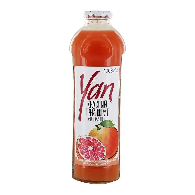 YAN Sok Grejpfrut 100%, 930 ml