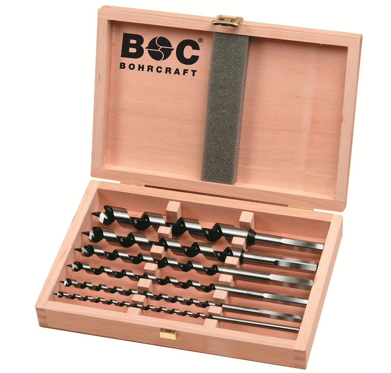 BOHRCRAFT Burgije za drvo LEWIS, 6 kom
