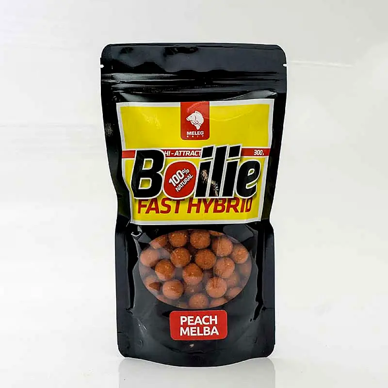 Meleg Bait FAST HYBRID 14mm PEACH MELBA 1kg