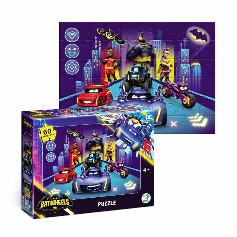 PUZZLE BATWHEELS 60PCS