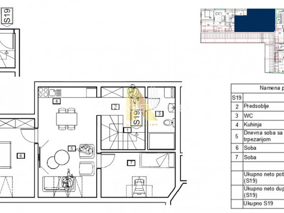 Dvoiposoban duplex - Preradovićeva - cena sa PDV-om