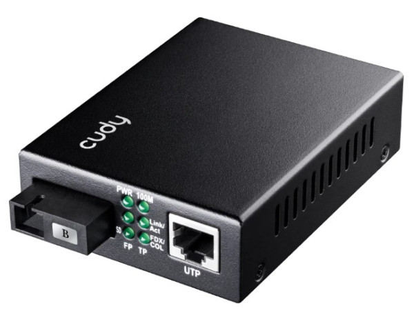 Cudy MC100SB-20B 10/100M Ethernet Media Converter TX1550nm RX1310nm