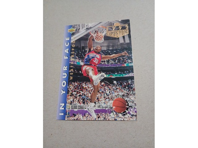 Kartica nba upper deck  1992/93 clarence weatherspoon