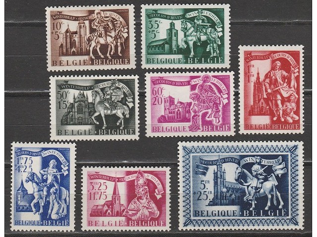 Belgium, Belgija - 1943 - Winter Relief  - MH