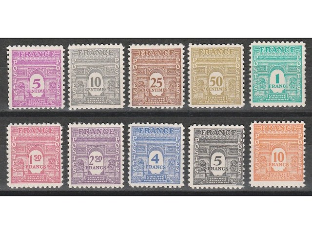 Francuska, France - 1944 - Liberty- MNH
