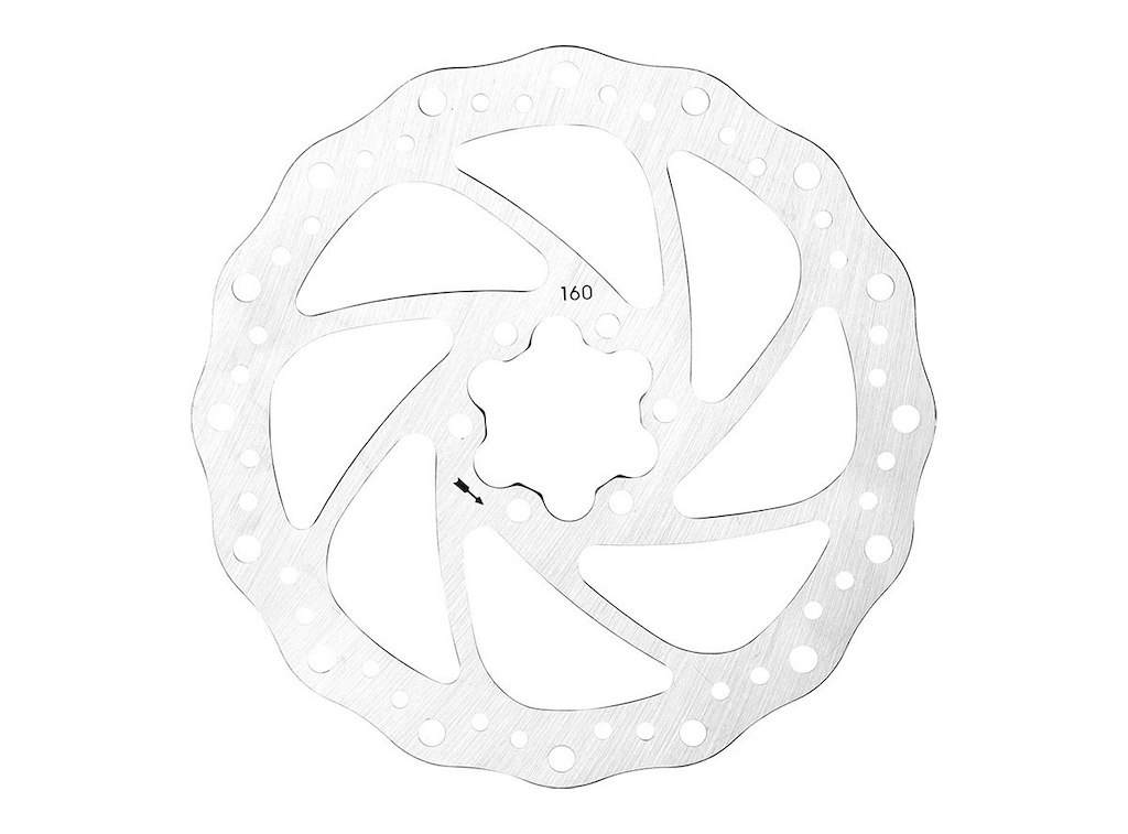 DISK ZA DISK KOČNICE RADIUS MONTAŽA SA 6 ŠARAFA 160MM