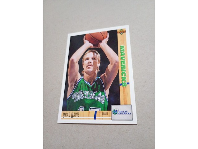 Kartica nba upper deck  1991/92 brad davis 229
