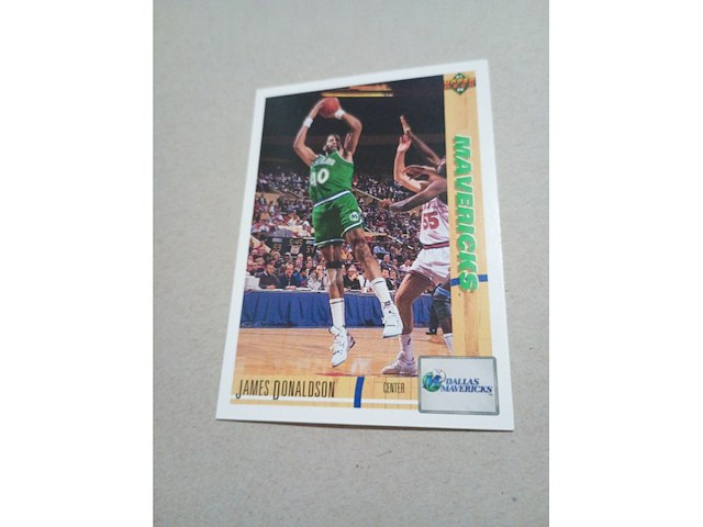 Kartica nba upper deck  1991/92 james donaldson 124