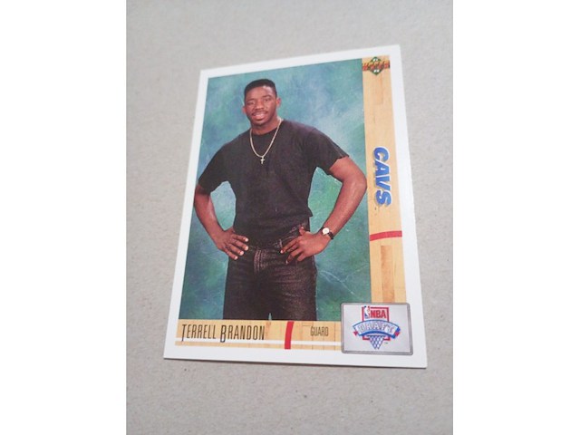 Kartica nba upper deck  1991/92 terrell brandon 6