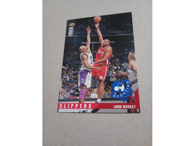 Kartica nba upper deck 1995/96 lamond murray 332
