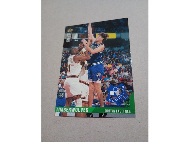 Kartica nba upper deck 1995/96 christian laettner 336