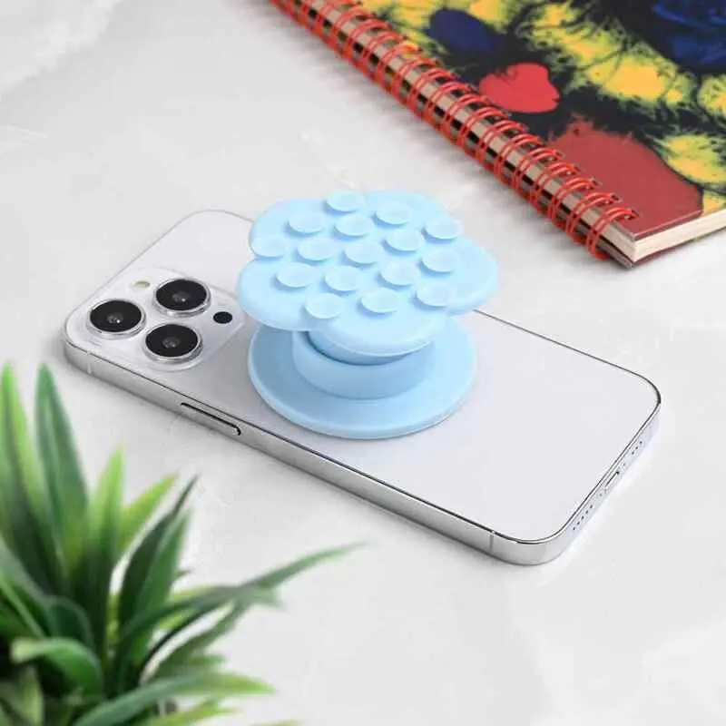 Stiker za mobilni telefon Magnetic Flower svetlo plavi