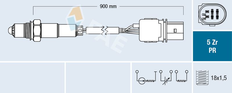 Lambda-sonda FAE 75092