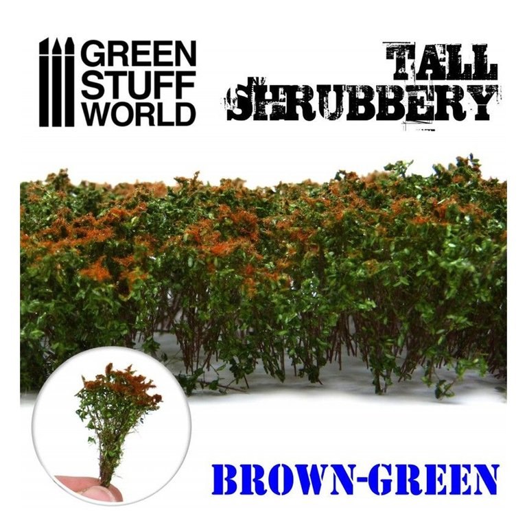 Tall Shrubbery - Brown/Green