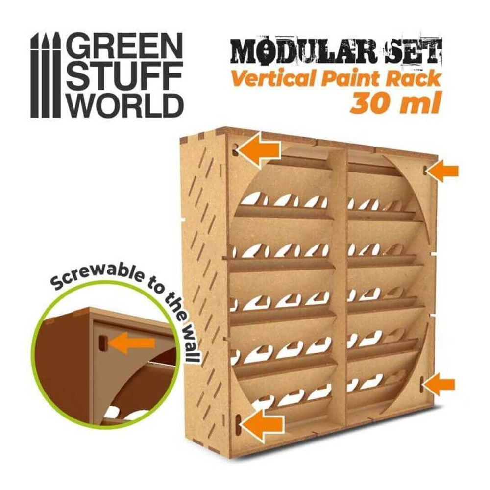 MDF Paint Organizer VERTICAL (30ml)