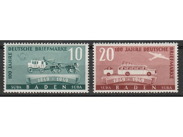 Französische Zone-Baden-1949-Tag der Briefmarke-MH