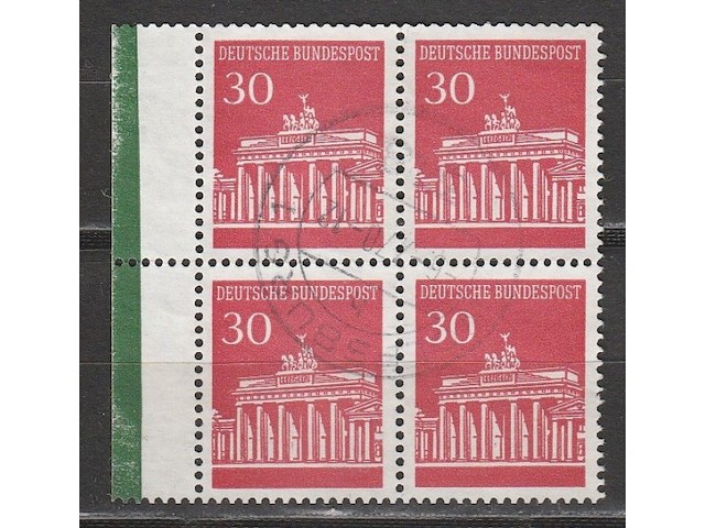 Deutsche Bundespost - 1967 - Brandenburg Gate, Berlin