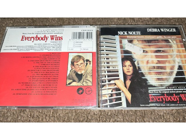 Mark Isham - Everybody wins soundtrack , ORIGINAL