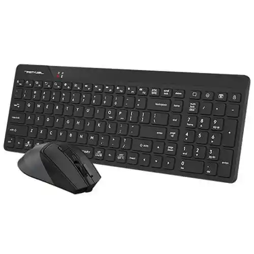 Bežična tastaura + miš A4 Tech FG2400 Air2 Fstyler YU Crna