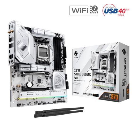 ASRock - MB AM5 ASRock X870 STEEL LEGEND WIFI