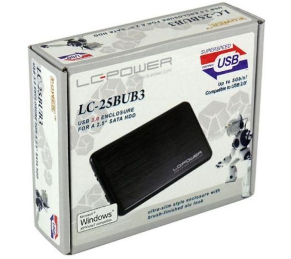LC-POWER - HDD Rack LC Power 2.5" LC-25BUB3 SATA Black USB3