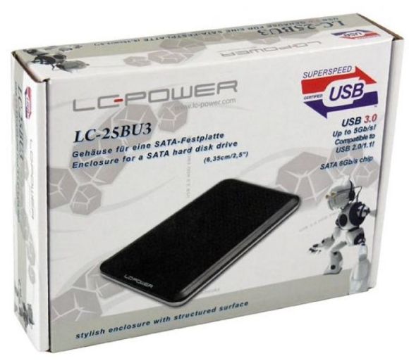 LC-POWER - HDD Rack LC Power 2.5" LC-25BU3 SATA Black USB3.0