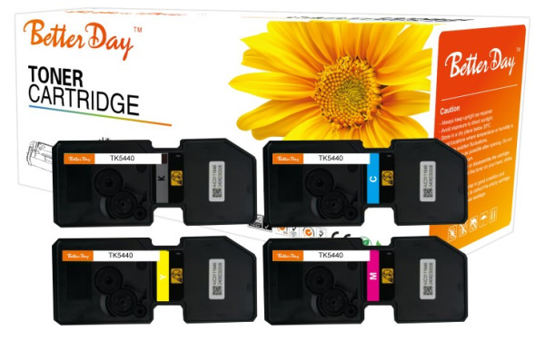 Toner BetterDay C-TK5440 Y zam. kaseta za Kyocera Yellow 2.4k