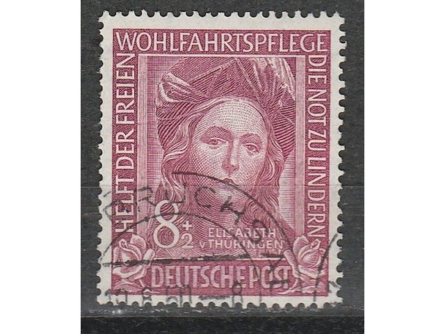 Deutsche Bundespost - 1949 - Elisabeth von Thüringen