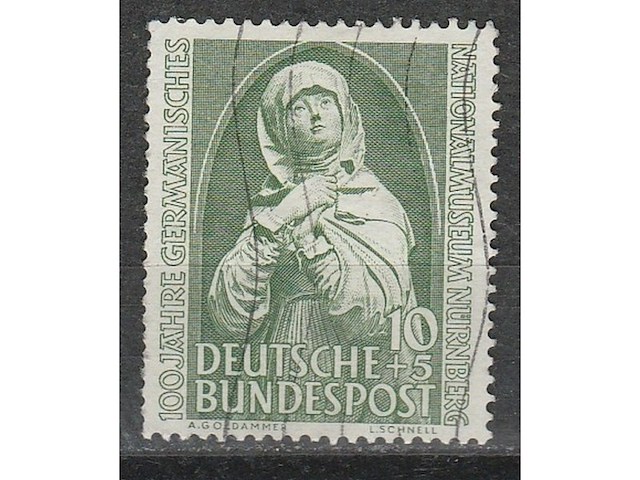 Deutsche Bundespost - 1952 - Nüremberg Madonna