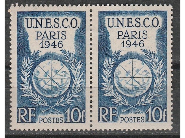 Francuska, France-UNESCO conference Paris - 1946 - MH