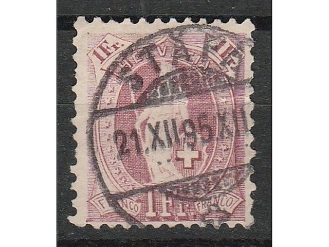 Switzerland, Švajcarska - 1891 - Helvetia
