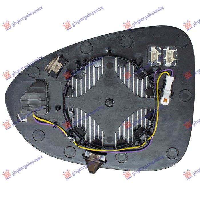 STAKLO RETROVIZORA SA GREJACEM (MRTAV UGAO) (KONVEKSNO) Desna str. OPEL ZAFIRA TOURER (2011-2016) (OEM: 1426498, 13360861)
