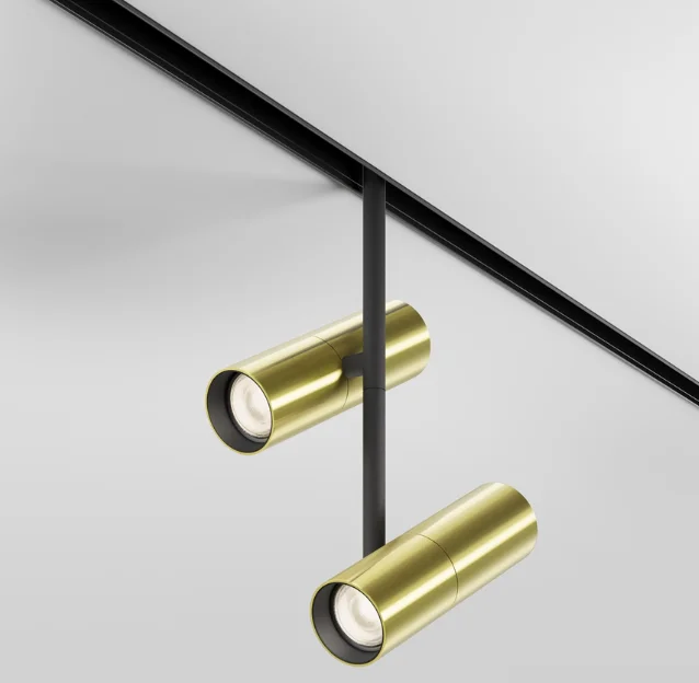 Maytoni Elti Duo Exility magnetni šinski reflektor crni 3000K 24W 36°
