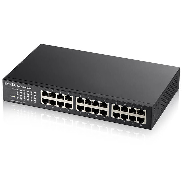 Zyxel GS1100-24E,24 port GigaUnmanaged Switch v3