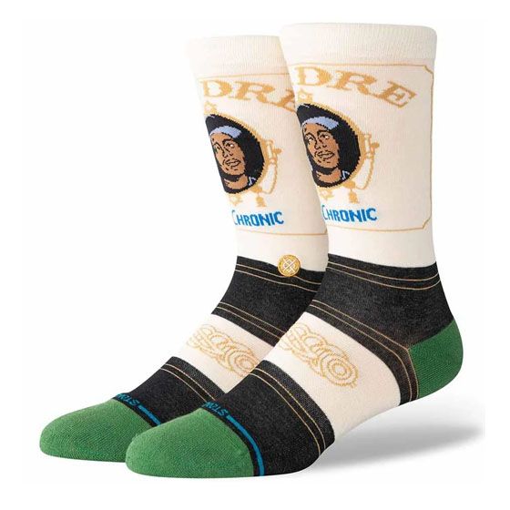 THE CHRONIC CREW SOCKS DR DRE 'BLACK/WHITE'